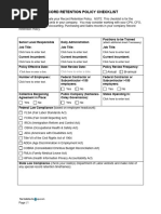 Policy Review Checklist Policy Template | PDF