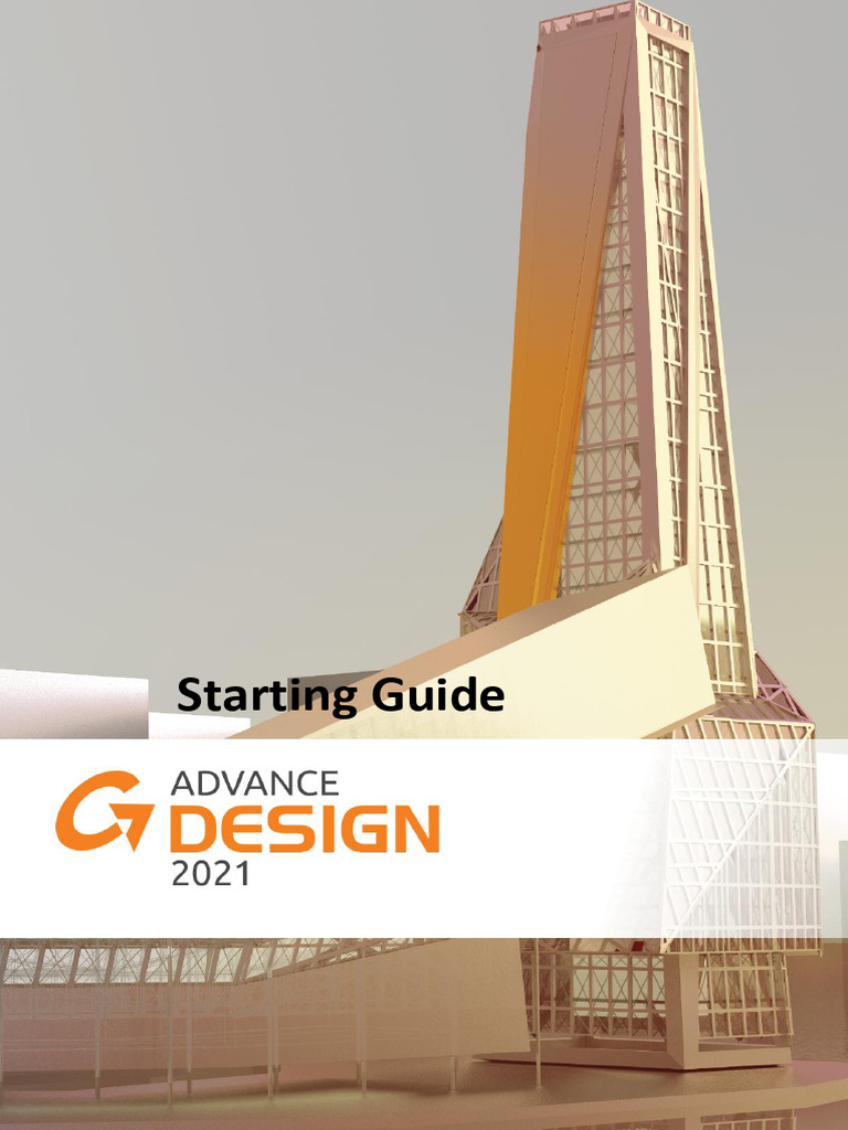 Advance Design Starting Guide 2021 EN | PDF | Installation (Computer Programs) | Graphical User ...