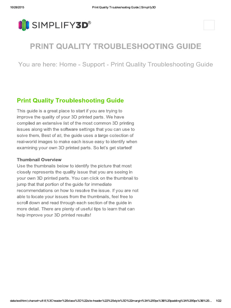 Trouble Shooting Guide | PDF