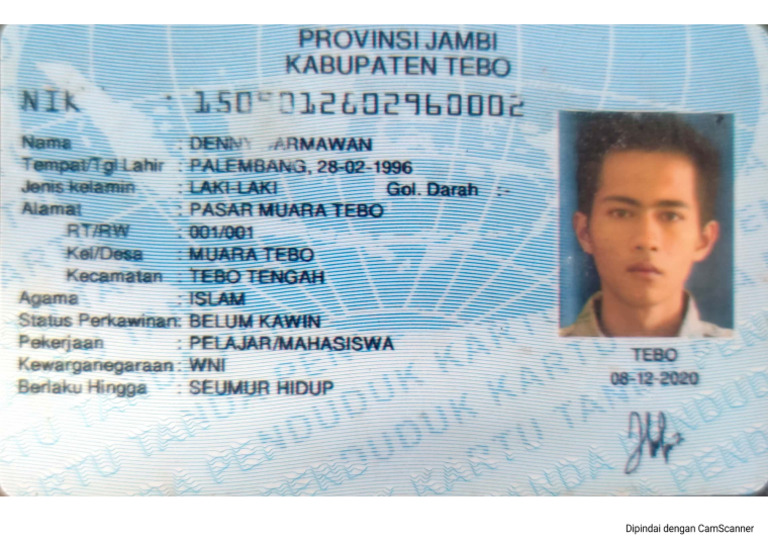 Scan KTP Denny Darmawan | PDF