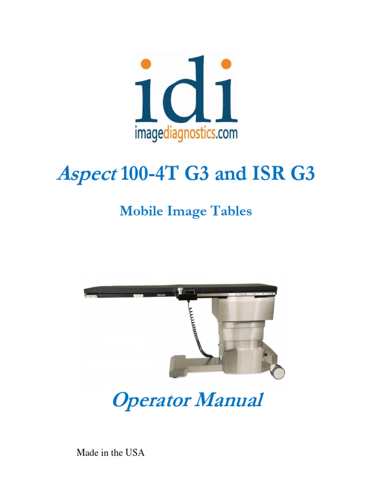 L100 2843 REV C ISR G3 100 4T G3 Operators Manual | PDF ...