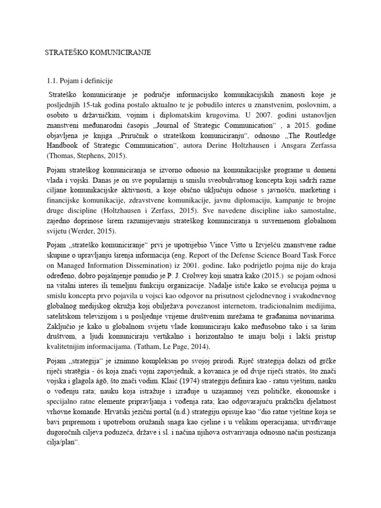 Planiranje I Upravljanje Programima U Odnosima S Javnošću - 4 Materijal | PDF