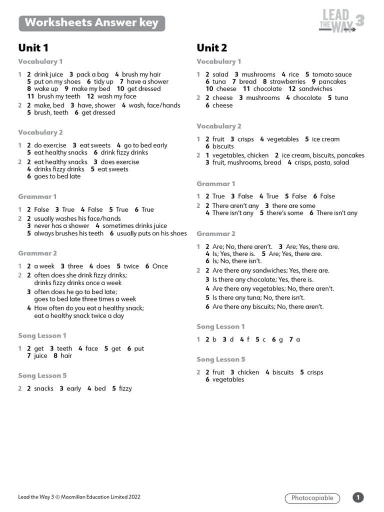 LTW 3 Worksheets AK | PDF