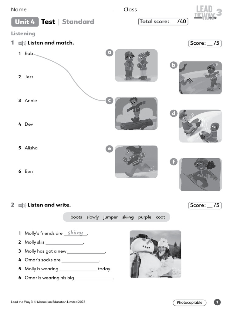 LTW3 Tests U04 Standard | PDF
