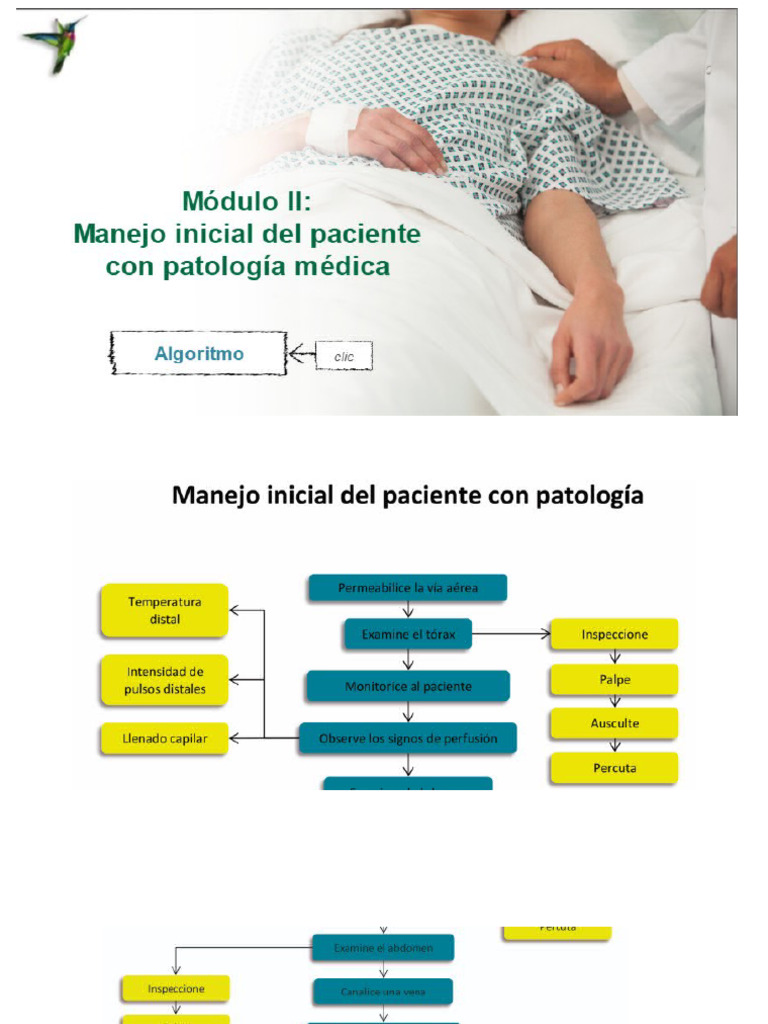 Manejo Inicial Del Paciente Con Patologia Medica | PDF