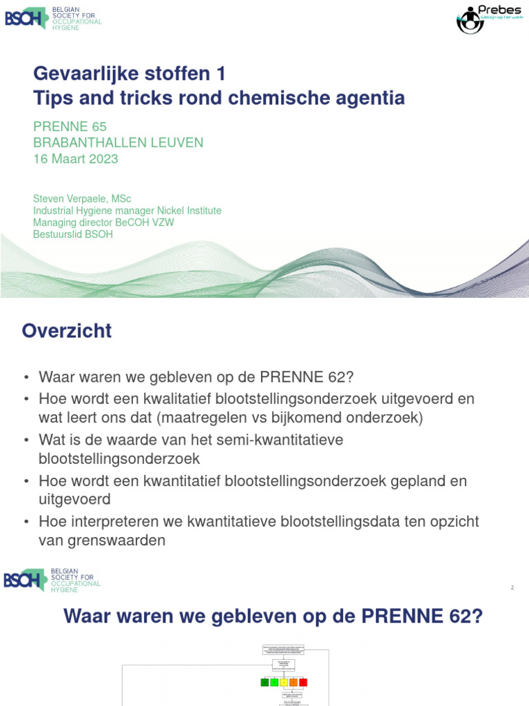 Gevaarlijke Stoffen 1 - Tips and Tricks Rond Chemische Agentia - Steven ...