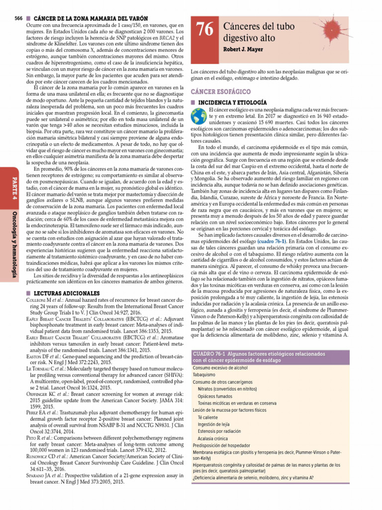 Tumores Del Tubo Digestivo | PDF