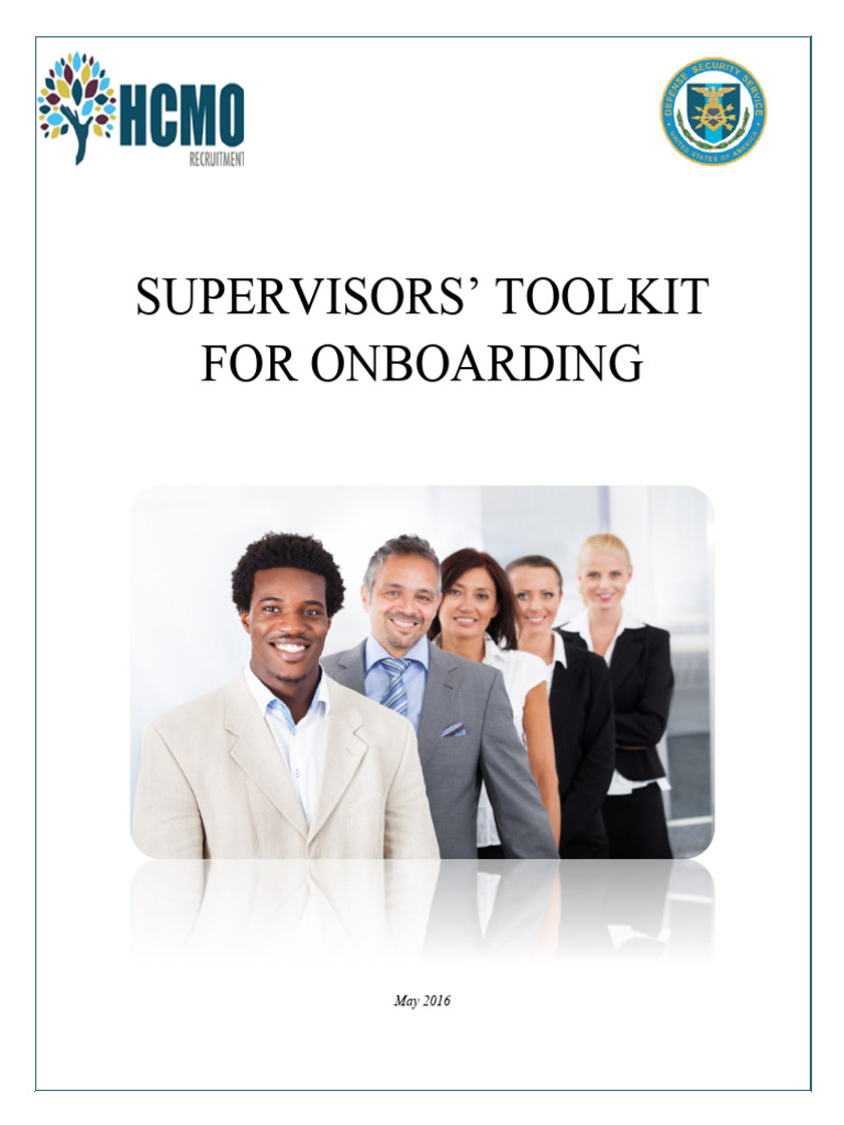 Recruiter - SUPERVISORS' TOOLKIT FOR ONBOARDING - Dss - Onboarding ...