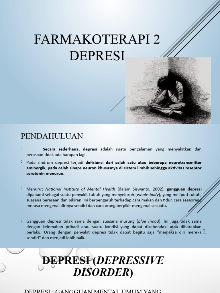 Farmakoterapi Depresi | PDF