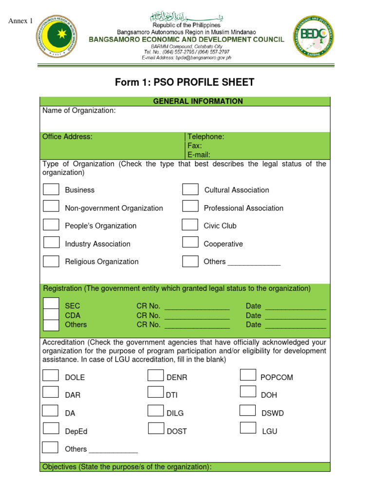 BEDC Accreditation and Nomination Forms Part 1 | PDF | Economies | Business