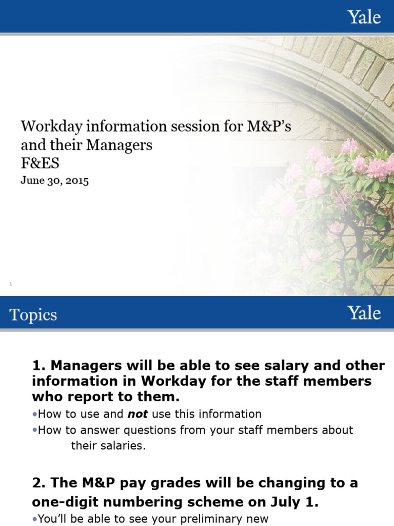 Workday Info For Mps and Mgrs | PDF | Salary | Employment