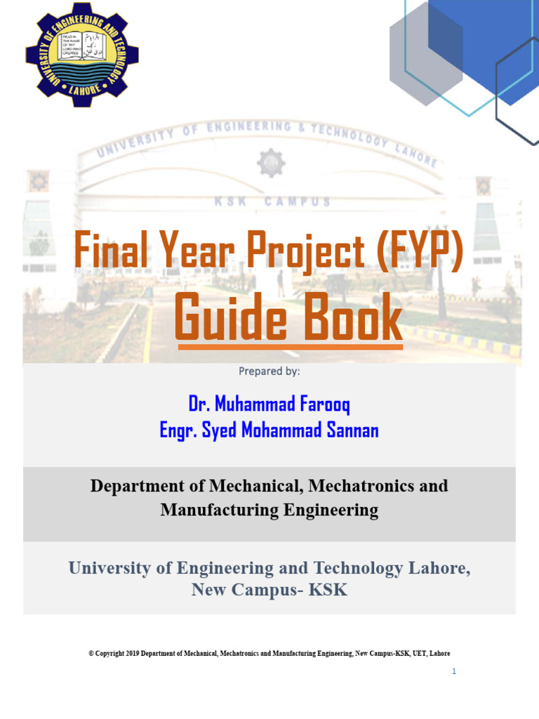 FYP Guide | PDF | Thesis | Engineering