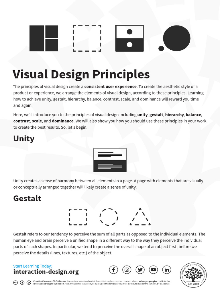 Viz Visual Design Principles | PDF | Human Communication | Design