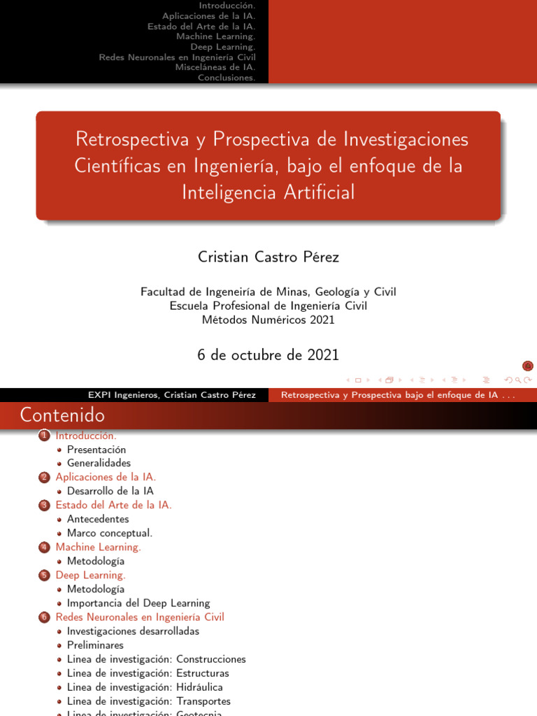 Exposicion Inteligencia Artificial en La Ingeniería Civil | PDF ...