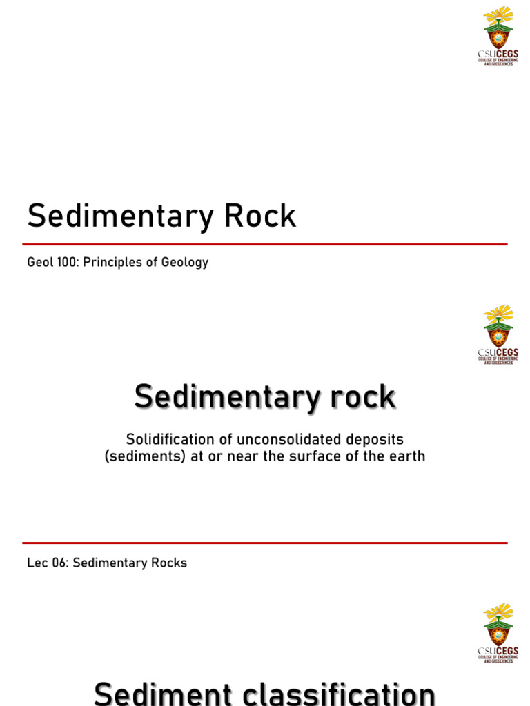 Sedimentary Rock | PDF