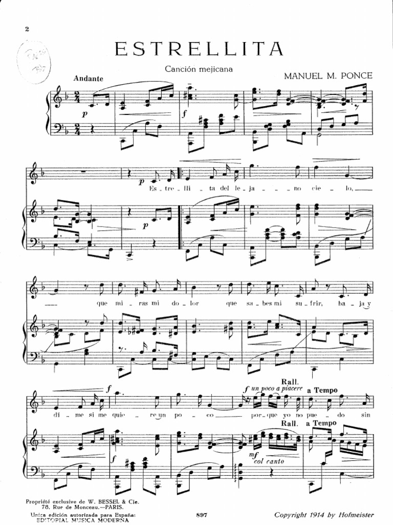 8 Estrellita Manuel M Ponce Ed Hofmeister | PDF
