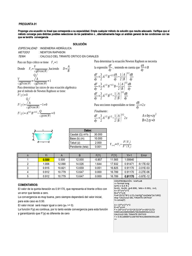 Problemas Metodos Numericos - Ecuaciones No Lineales | PDF | Ecuaciones ...