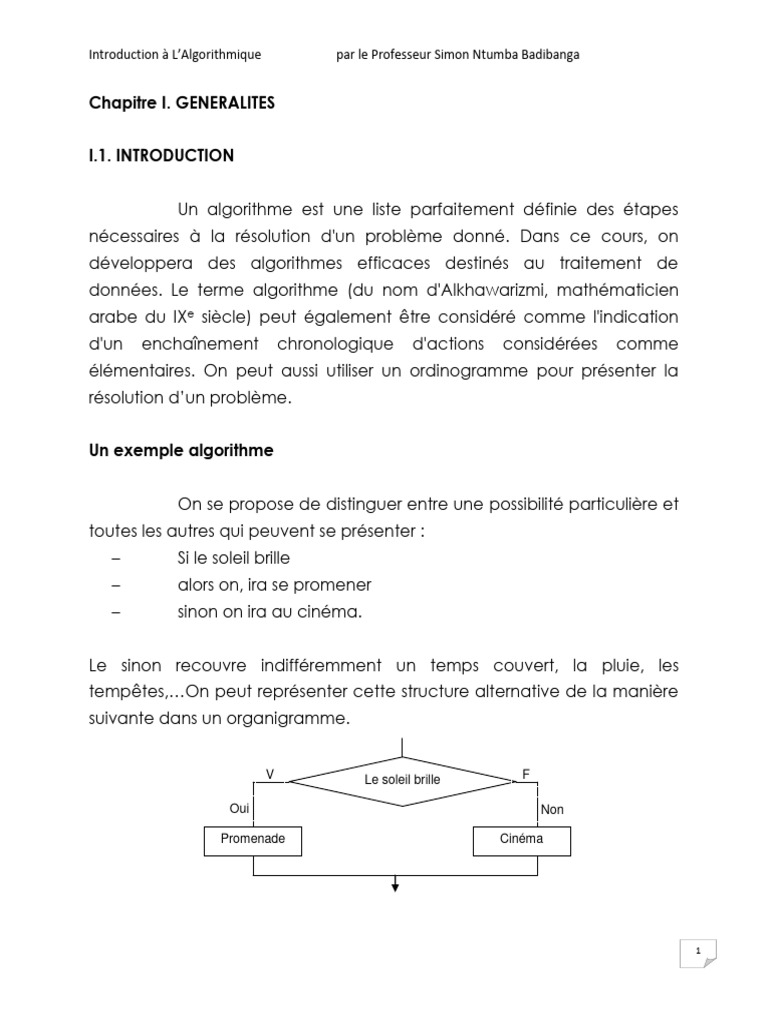 Cours D'algorithmique G2 Math Info | PDF