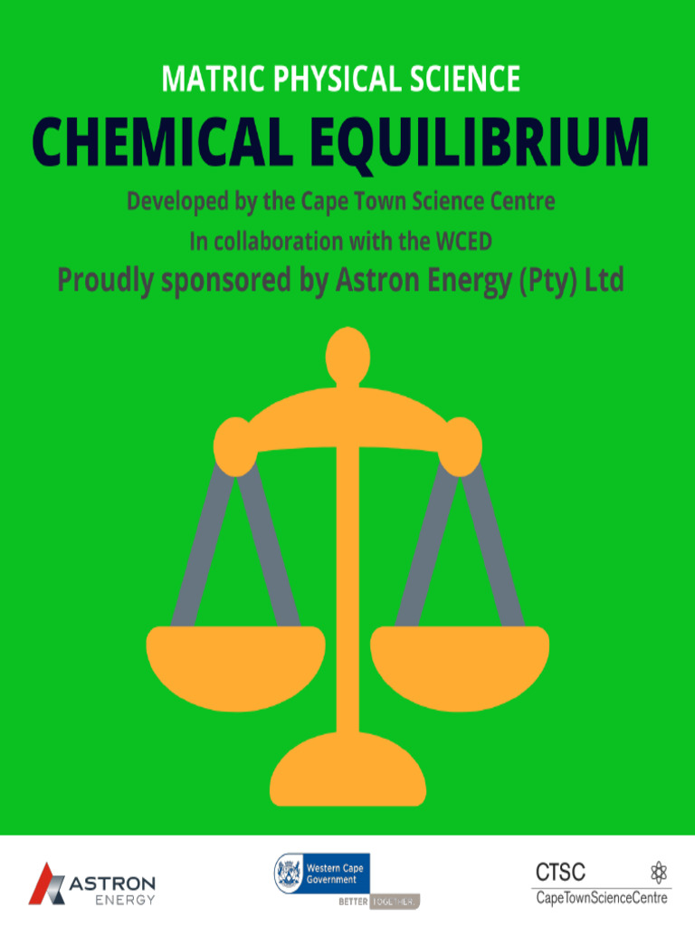 Physical Sciences Revision Chemical Equilibrium | PDF | Reaction Rate ...