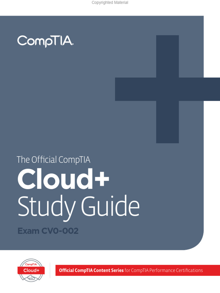 Cloud Studyguide cv0-002 Samplelesson | PDF | Cloud Computing | Service Level Agreement