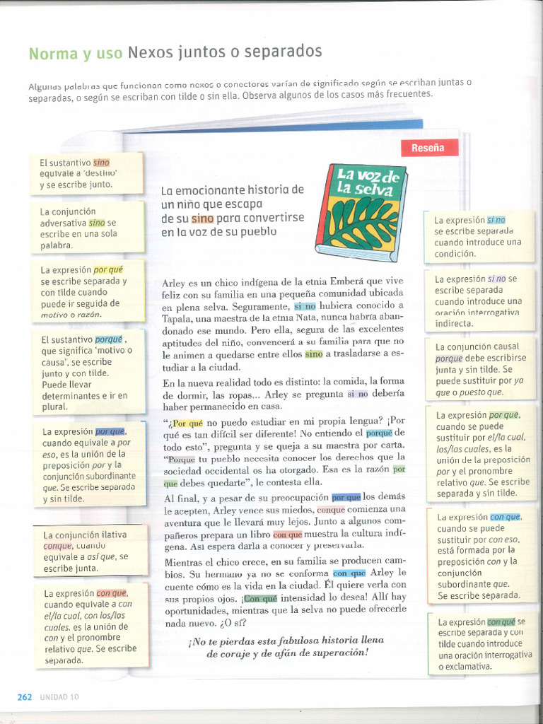 Nexos Juntos Y Separados Pdf