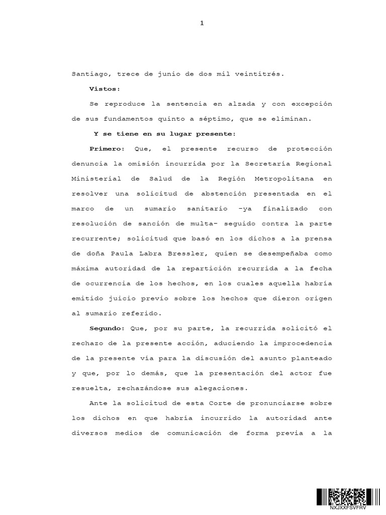 SCS 9027-2022. Prejuzgar, Imparcialidad Administrativa, Abstención ...