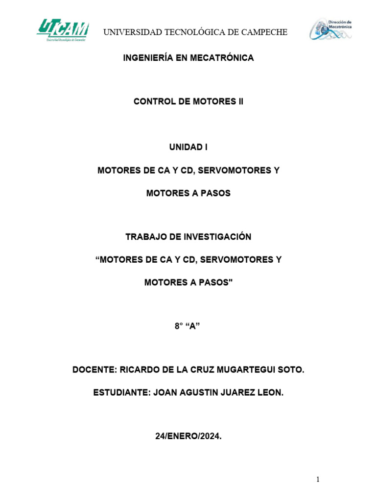 Thaily Huicab | PDF | Motor eléctrico | Corriente eléctrica