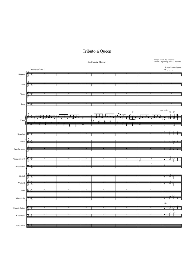 MEDLEY QUEEN - Full Score | PDF