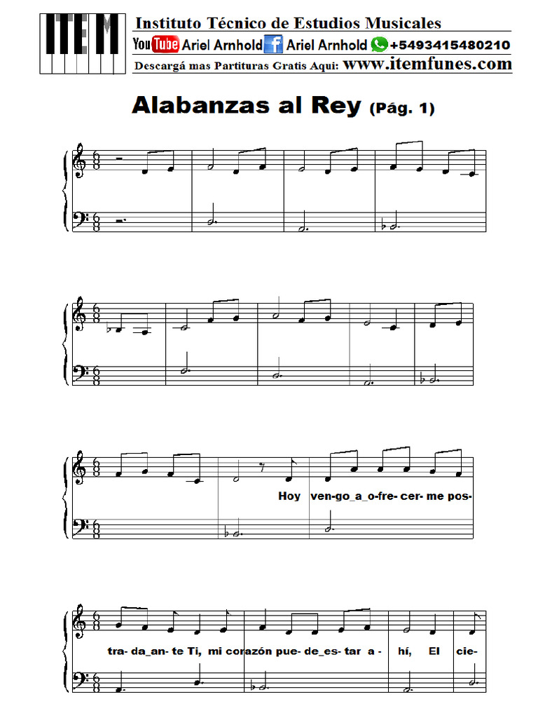 Alabanzas Al Rey | PDF