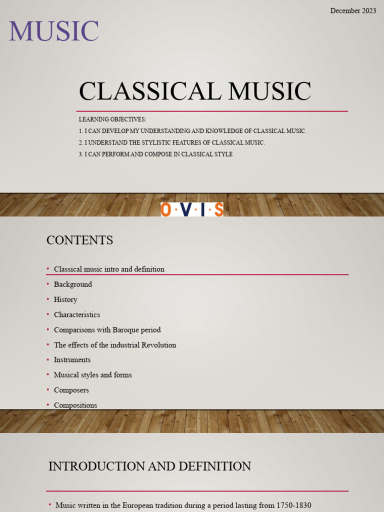 Classical Music Listening Activity | PDF | Classical Period (Music ...