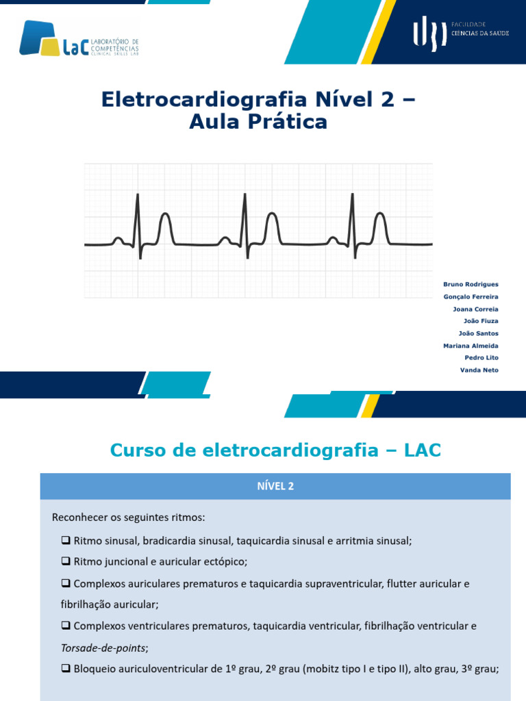 LaC ECG - Prática Nível 2 | PDF