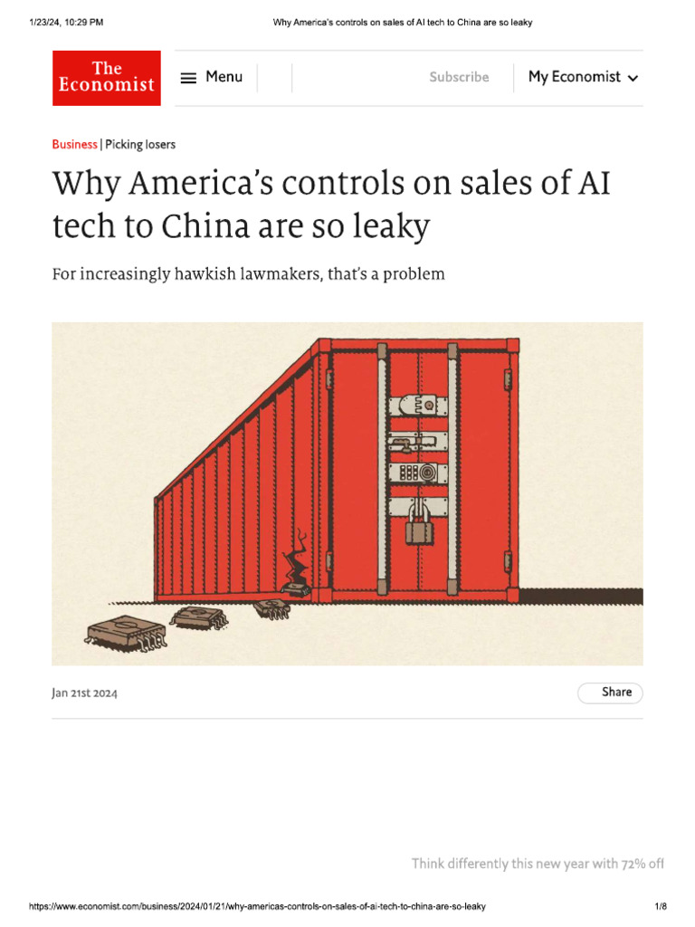 US Control AI China | PDF