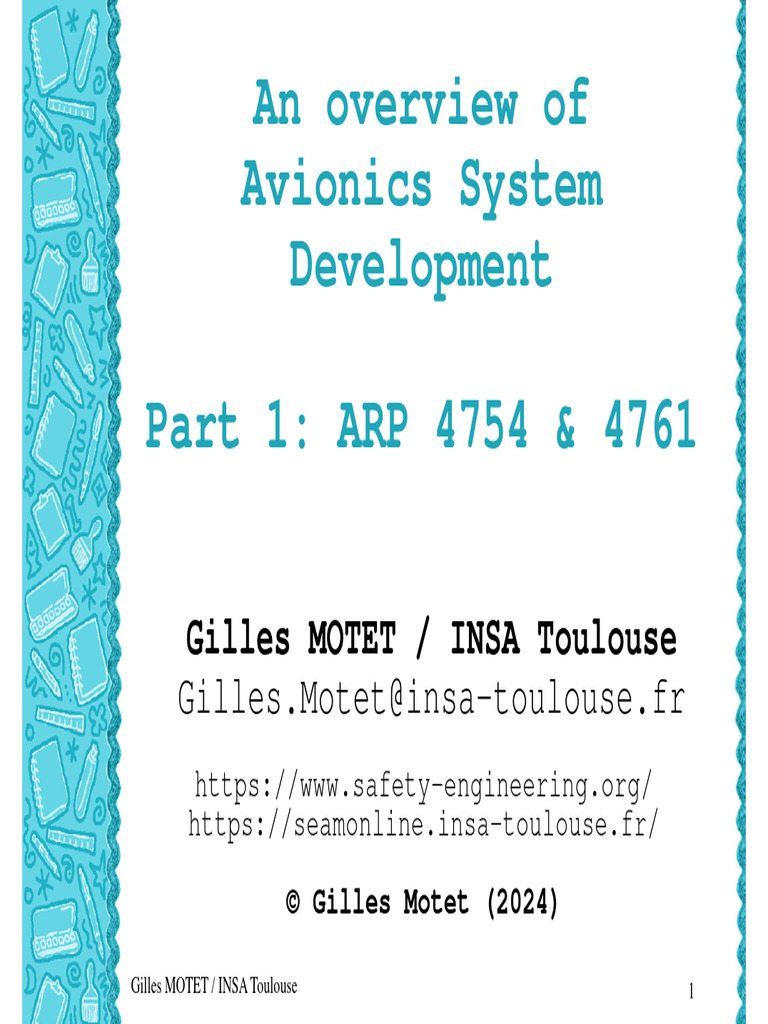 8-1 ARP 4754 and 4761 | PDF | Risk | System