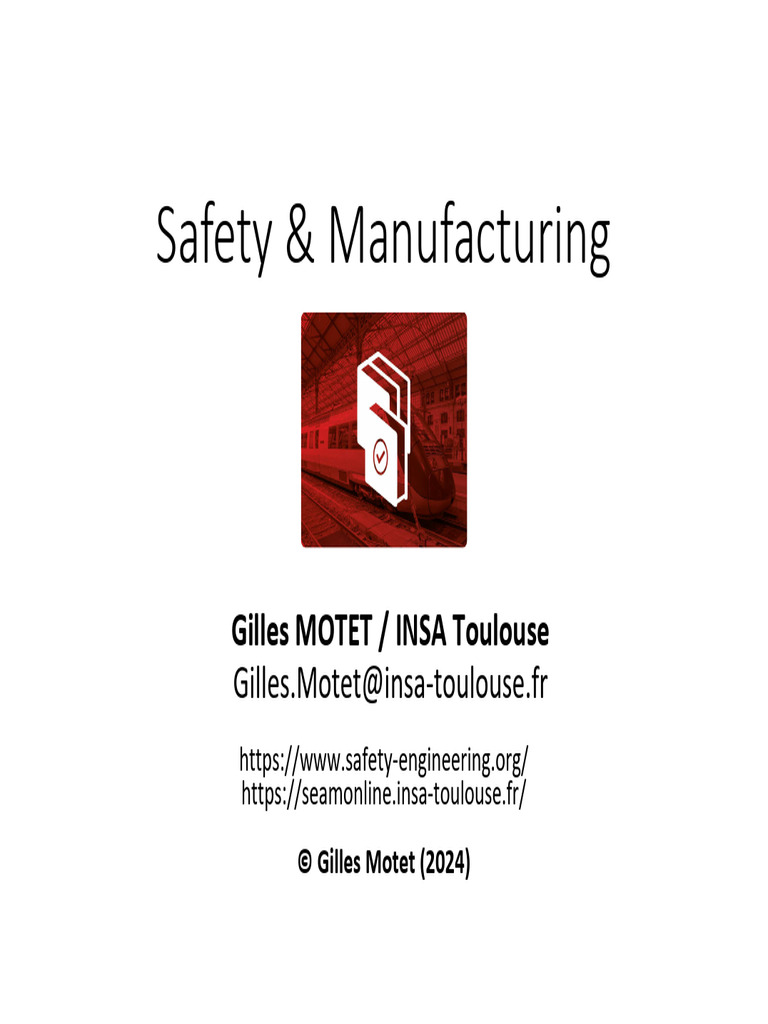 9-Safety and Manufacturing | PDF