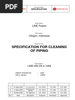 Procedure For Flushing and Internal Cleaning - Final | PDF | Pipe ...