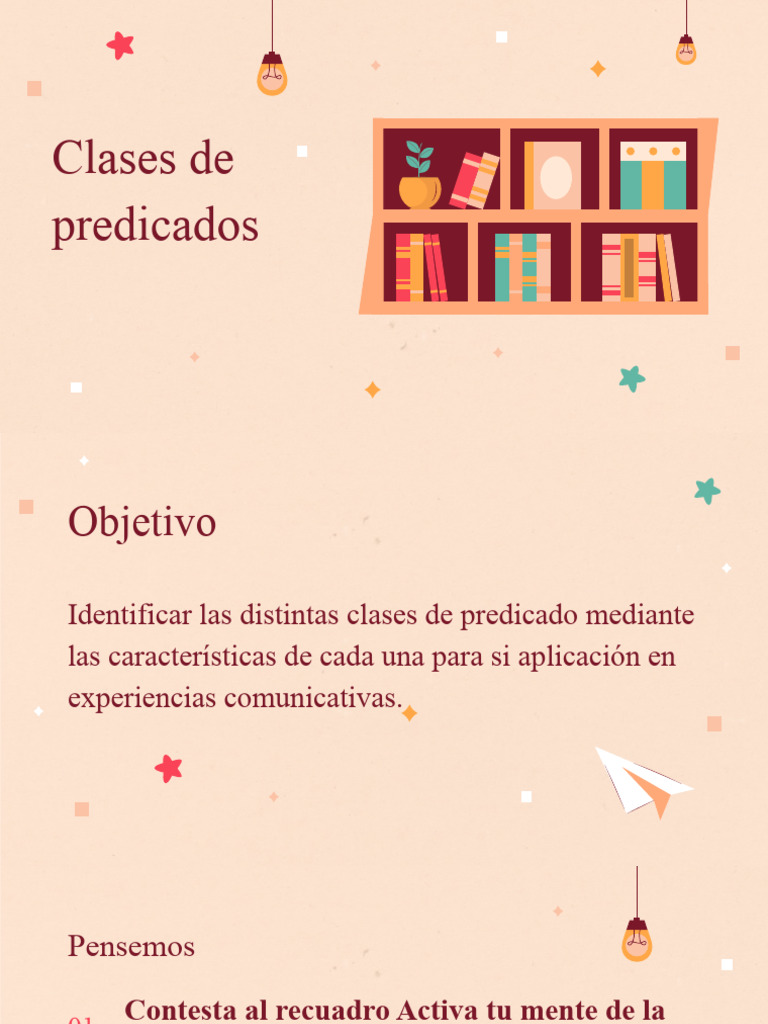 9no - Clases de Predicado | PDF
