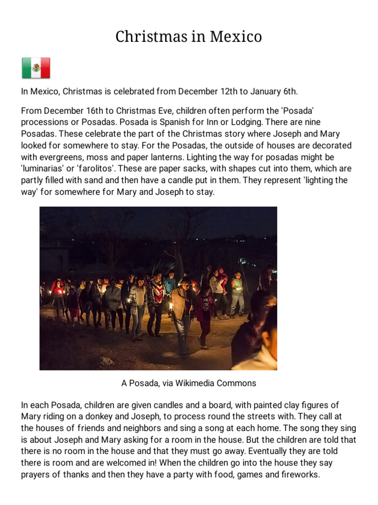 Christmas in Mexico | PDF | Christmas Eve | Cuisine
