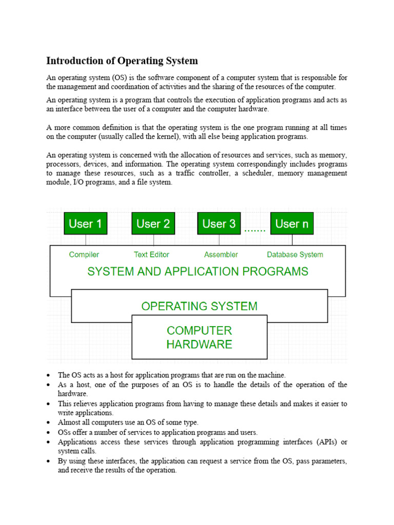 OS Lec1 | PDF | Operating System | Programming