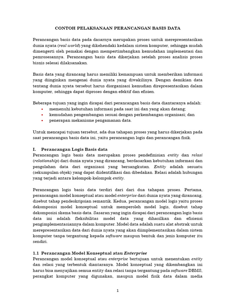 7 - DB Security - Contoh Pelaksanaan Perancangan Database | PDF