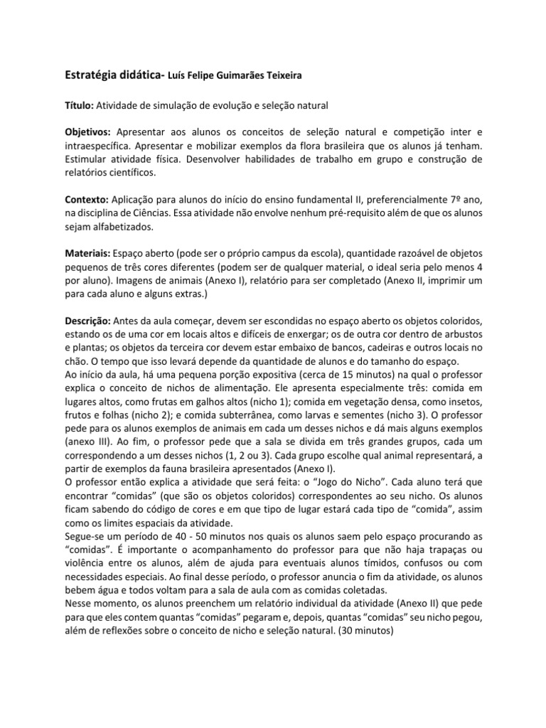 (8,5) Estratégia Didática - IEB | PDF