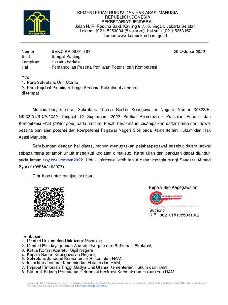 Surat Ukom Lengkap Revisi | PDF