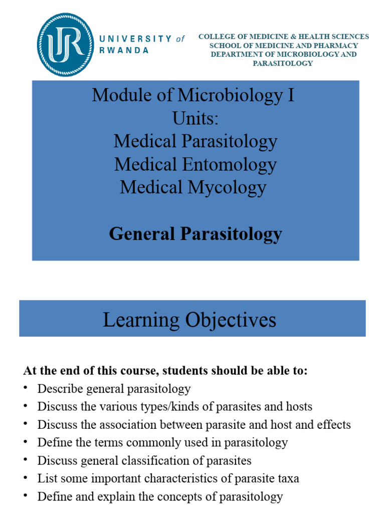 Introduction To Medical Parasitology | PDF | Protozoa | Parasitism