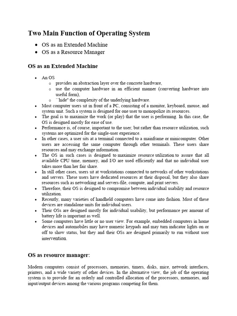 OS Lec2 | Download Free PDF | Operating System | Computer Network
