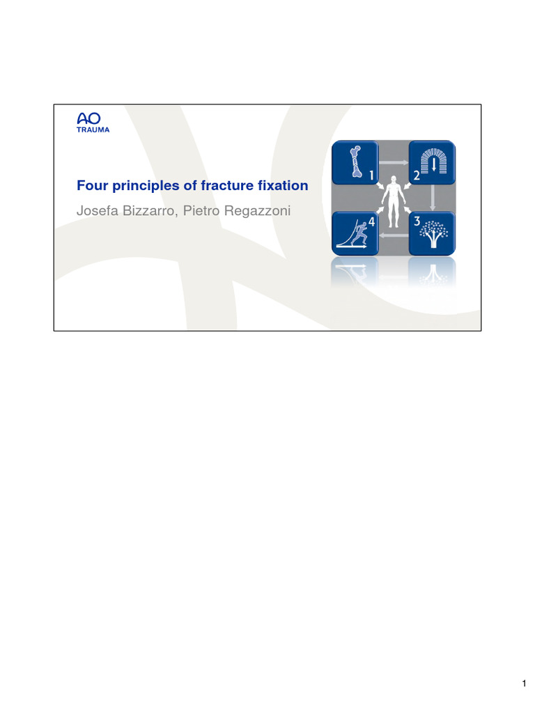 Four Principles of Fracture Fixation | Download Free PDF | Elbow ...
