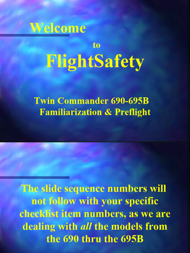 690-695B Aircraft Familiarization & Preflight | PDF | Empennage | Flap ...