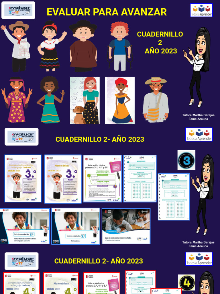 Evaluar para Avanzar - Cuadernillo 2 - Año 2023 | PDF