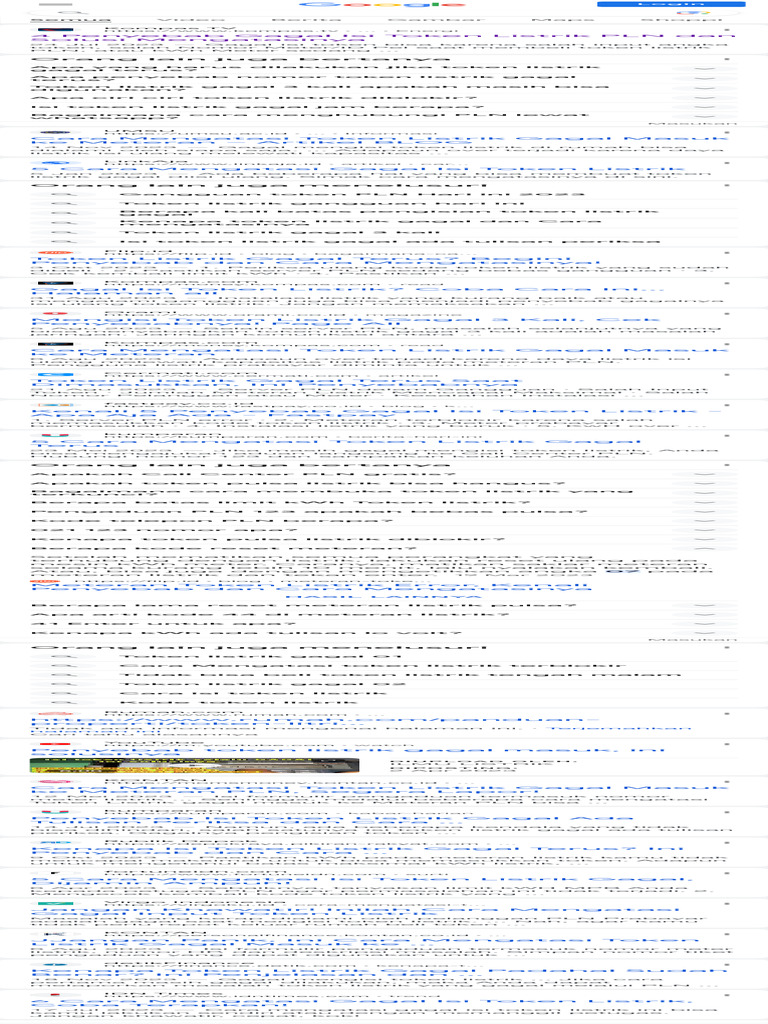 Tidak Bisa Isi Token Listrik Gagal - Penelusuran Google | PDF