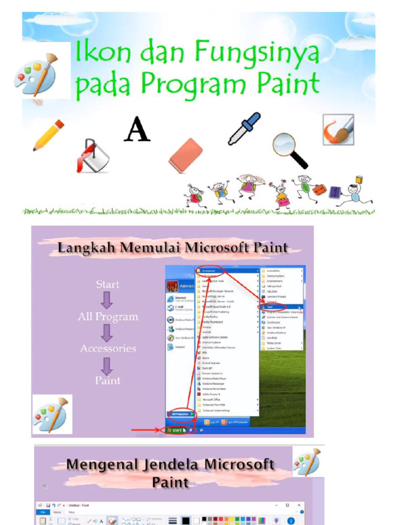 Materi & Tugas Tik Kelas 2 Paint | PDF