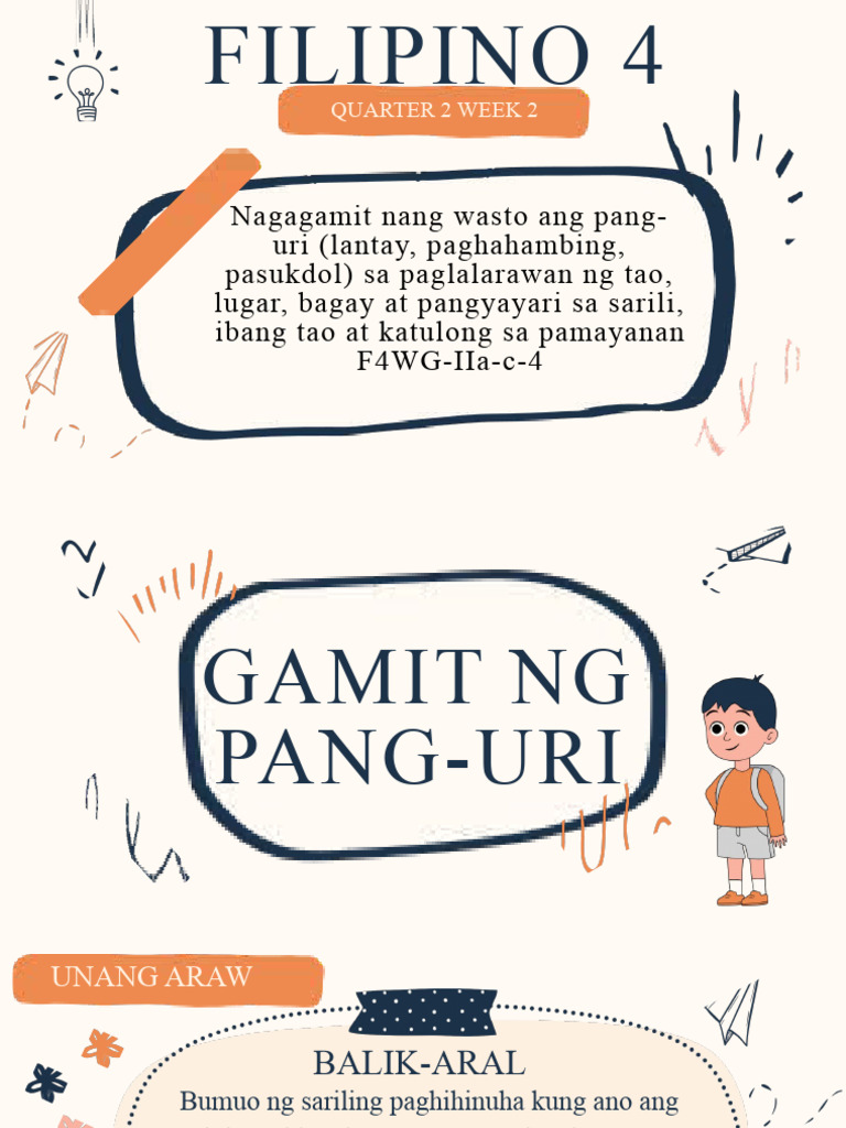 Filipino Q2 W2 PPT | PDF