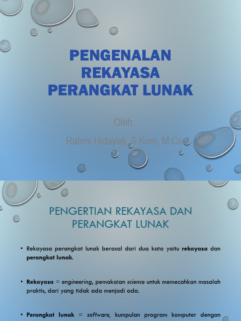 Materi 1 - Pengenalan RPL | PDF